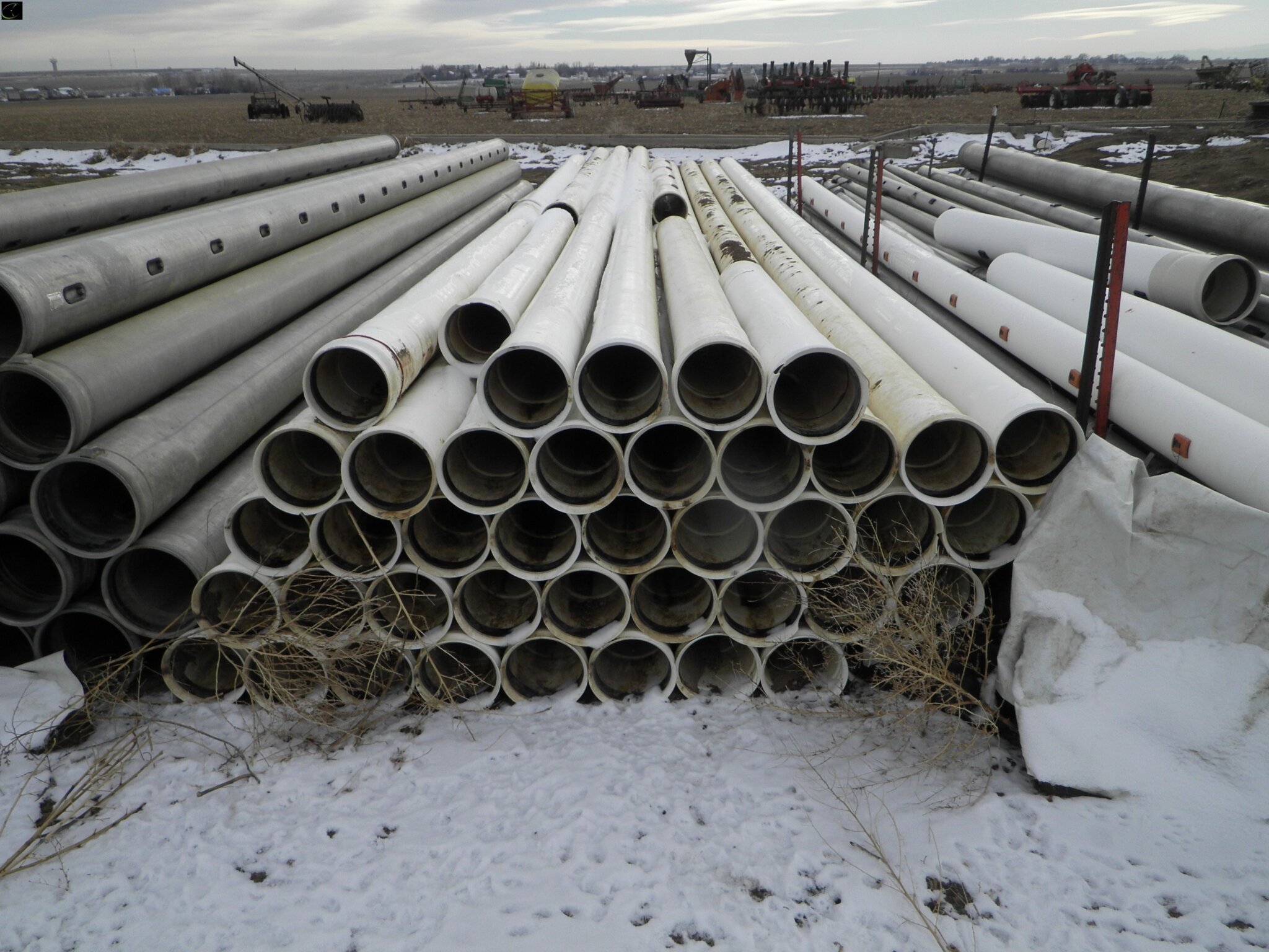 8” PVC gated pipe - AMA Auctions